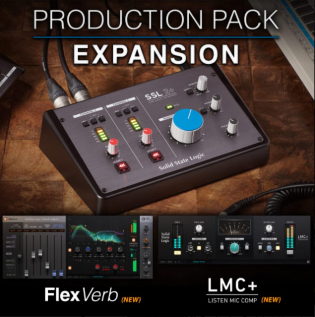 Promoción de SSL Production Pack Expansion, FlexVerb y LMC+ ahora con ...