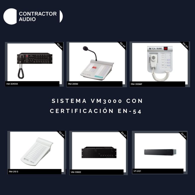 Sistema integrado de megafonía y alarma por voz con DSP de TOA Serie VM ...