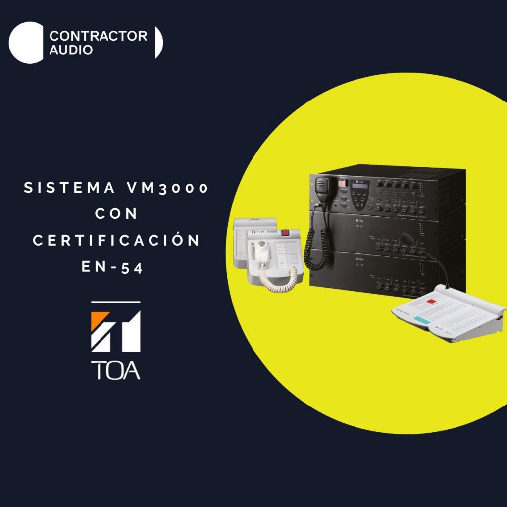 Sistema integrado de megafonía y alarma por voz con DSP de TOA Serie VM ...